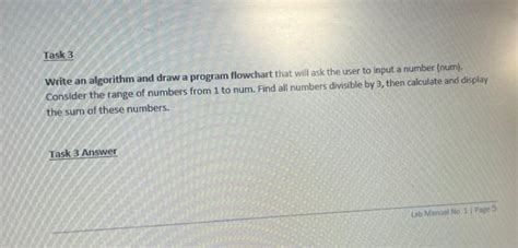 Solved Task Write An Algorithm And Draw A Program Chegg