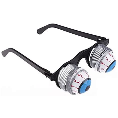 Prank Joke Toy Dropping Eyeball Glasses For Halloween Costume Parties