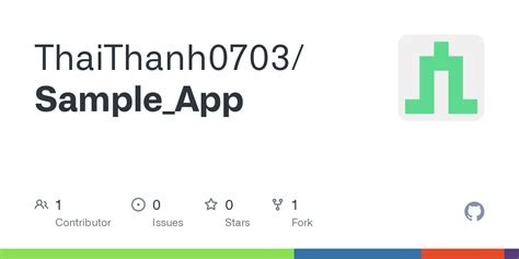 GitHub ThaiThanh Sample App