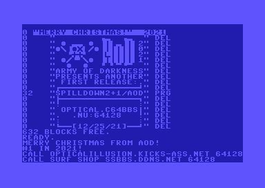 CSDb Spilldown 2 1D By Army Of Darkness 2021