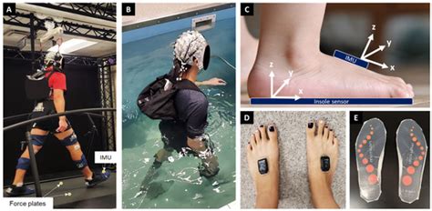 Characterizing Bodyweight Supported Treadmill Walking On Land And Underwater Using Foot Worn