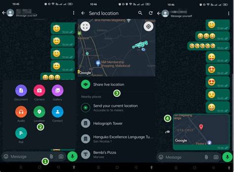 How To Share Location On Whatsapp On Both Iphone And Android