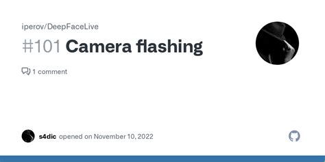 Camera Flashing Issue 101 Iperov DeepFaceLive GitHub