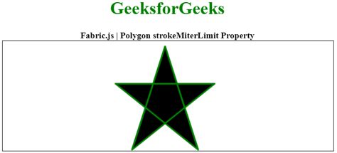 Fabric Js Polygon StrokeMiterLimit Property GeeksforGeeks