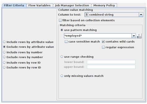 Rule Engine Column String Not Like Knime Extensions Knime Community Forum