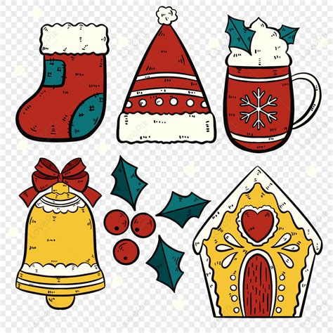 만화 일러스트 스타일 크리스마스 요소야구퍼즐축하 Png 일러스트 무료 다운로드 Lovepik