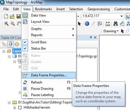 How To Rotate The Data Frame In ArcMap