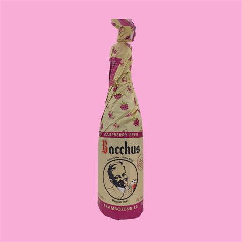 Bacchus Raspberry Belgian Beer Bottle Hogs Back Brewery