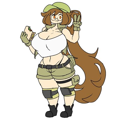 Rule 34 1girls Cleavage Fio Germi H A R Huge Breasts Looking At Viewer Metal Slug Sandwich