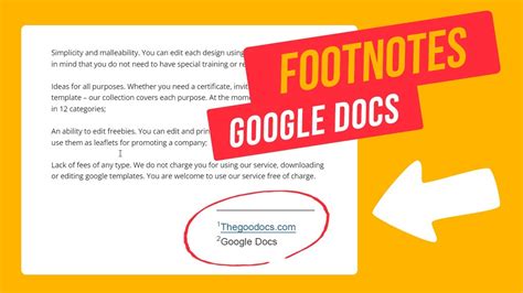 How To Add Footnotes In Google Docs Insert Footnotes Google Docs