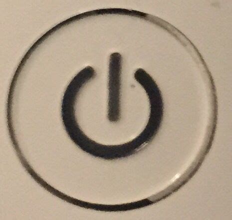 Computer Power Button Silver Rings Power Button Power