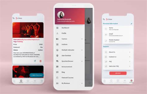 Instructor网课系统讲师端flutter手机应用app源码v10 云创源码