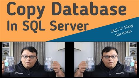 Copy Database Sql In Sixty Seconds 169 Sql Authority With Pinal Dave