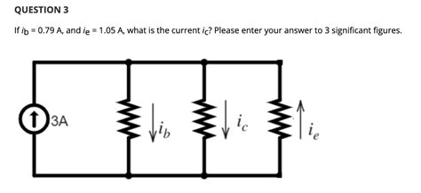 Solved QUESTION If Ib A And Ie A What Is Chegg
