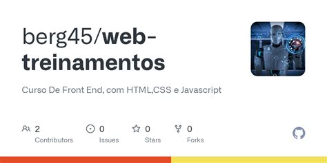 Github Berg Web Treinamentos Curso De Front End Html Css E Javascript