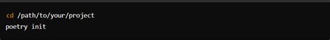 how to add python poetry to an existing project geeksforgeeks