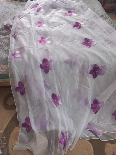 Тюль біло з квітками — ціна 650 грн у каталозі Тюль Купити товари для дому та побуту за