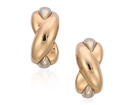 Cartier Gold Earrings Christies