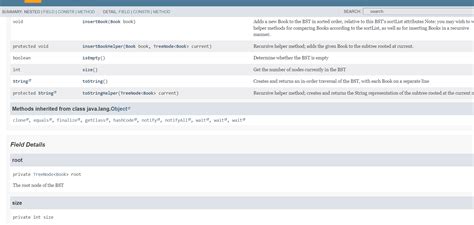 Solved Package Class Use Tree Index Help Summary Nested