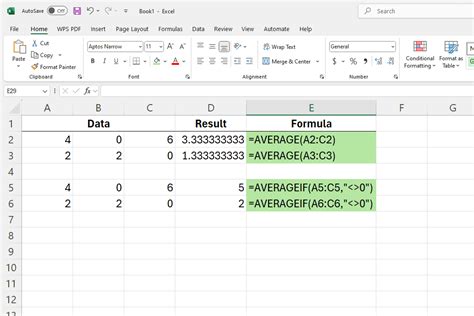 How To Ignore Zeros In Excel When Finding Averages