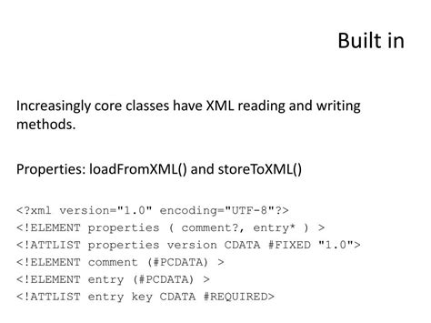 PPT XML Java PowerPoint Presentation Free Download ID