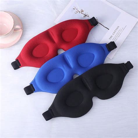 3d Memory Foam Eye Mask With Slow Rebound Sponge For Home Airplane