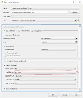 Dominoc Using Qgis To Export Csv Files With Well Known Text Geometry