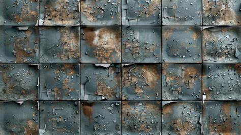 Premium Photo Tiled Metal Texture A Sleek And Industrial Surface Radiating A Modern And