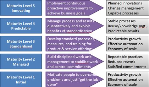 Business Management Business Process Maturity Model