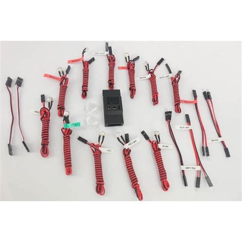 LED Programmable Lighting System For Plane And Helicopter TURBINES RC