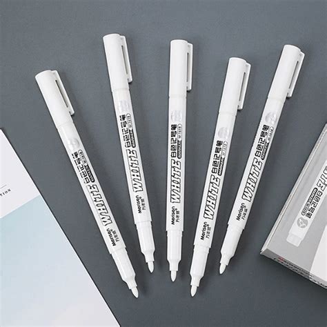 원단 영구 젤 펜 흰색 마커 펜 알코올 페인트 유성 방수 타이어 페인팅 낙서 펜 목재 가죽 마커 펜 연필 And 쓰기 공급