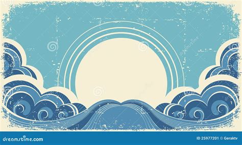 Abstract Sea Waves Stock Vector Illustration Of Shape 25977201