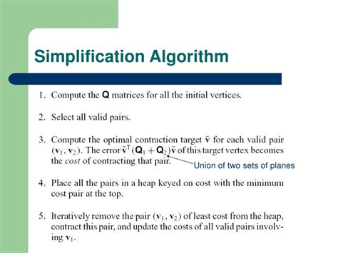 Ppt Quadric Error Metrics For Surface Simplification Powerpoint Presentation Id9526501