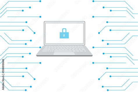 Computer Security By Code Number On Circuit Lines Technology Abstract Innovation Cyber High