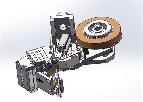 【非标数模】自动贴胶带机构3d模型图纸 Solidworks设计solidworks 仿真秀干货文章