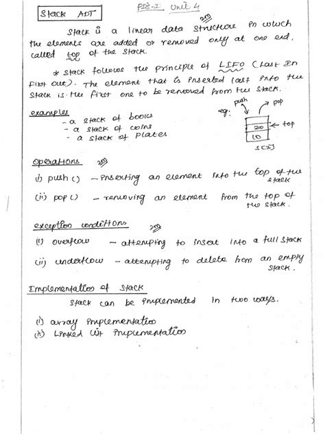 Ds Unit V Handwritten Notes Pdf