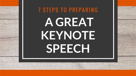 7 Steps To Preparing A Great Keynote Speech Visualhackers