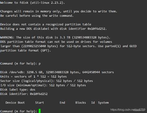 linux添加新硬盘并挂载 mount 到目录下 新追加硬盘mount csdn博客