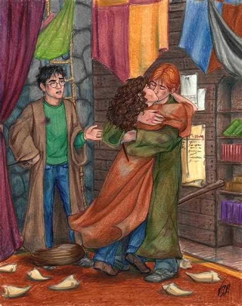 Ron And Hermione Romione Fan Art Fanpop