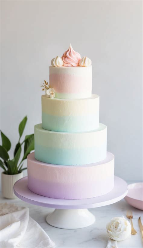 22 Pastel Cake Decorating Ideas Sweet Confections With Soft Hues