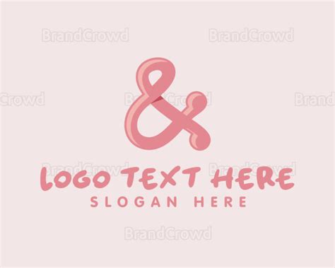 Rounded Ampersand Symbol Logo Brandcrowd Logo Maker