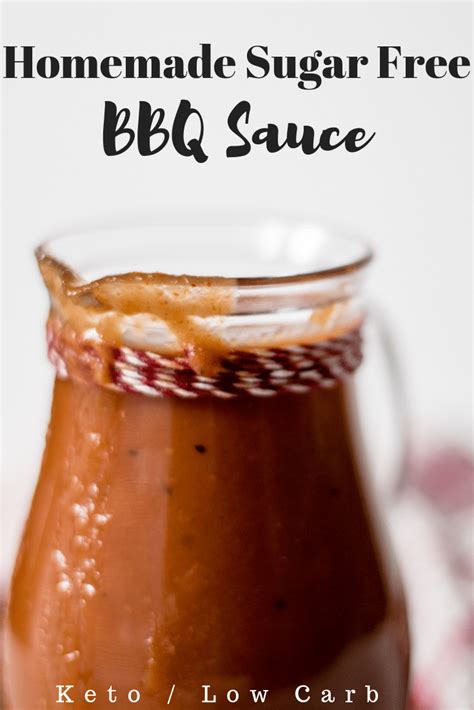 Homemade Low Carb Sugar Free Bbq Sauce Keto Friendly Recipe Low