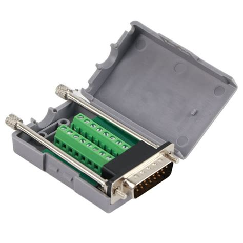 Db15 Solderless Connector 15 Pin Breakout Board D‑sub Male Terminal