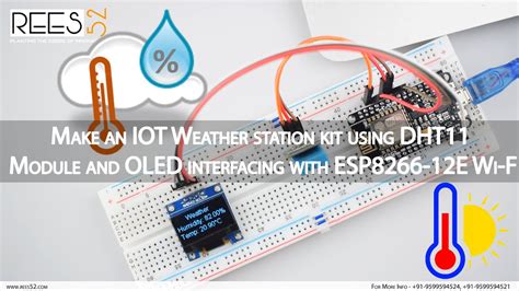 Iot Weather Station Using Dht11 Sensor And Nodemcu Esp8266 Images Images