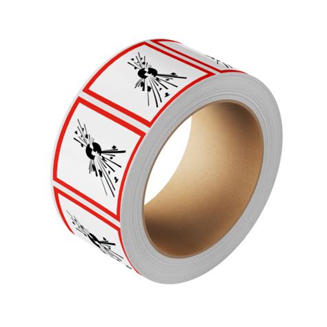 Ghs And Clp Explosive Warning Label Labels Online