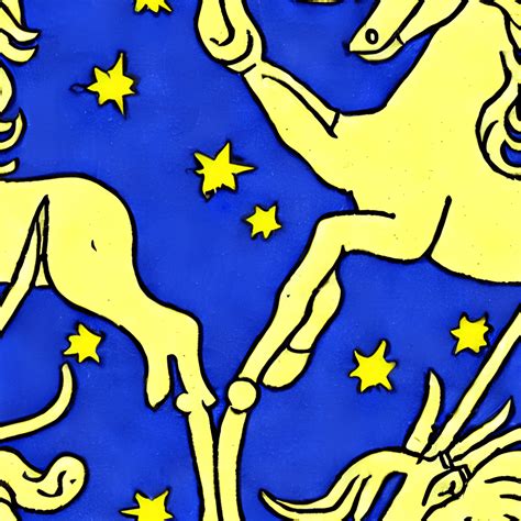 Sagittarius Capricorn Cusp Pattern · Creative Fabrica