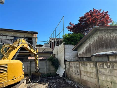 東京都調布市小島町の解体工事の進捗状況⑥ 皆様にとって最良の解体会社様とご縁が繋がるような情報を 埼玉を拠点に解体工事を請け負う有限