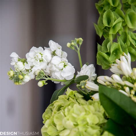 Inviting Spring Into Your Home With An Arrangement Of Green Flowers