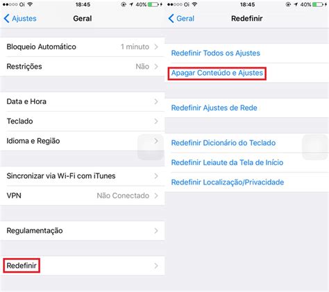 Como Formatar O Iphone E Resetar Para As Configura Es De F Brica