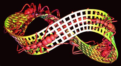 Eschers Moebius Ring With Ants